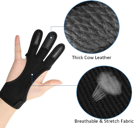 Three Finger Style Archery Glove | ODINSON ARCHERY